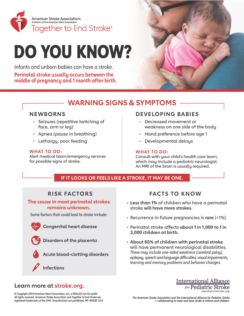 Fact Sheets - International Alliance for Pediatric Stroke